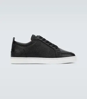CHRISTIAN LOUBOUTIN Rantulow Leather Sneakers - Black