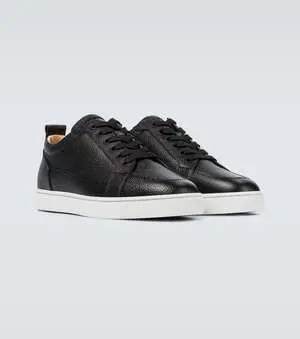 CHRISTIAN LOUBOUTIN Rantulow Leather Sneakers - Black