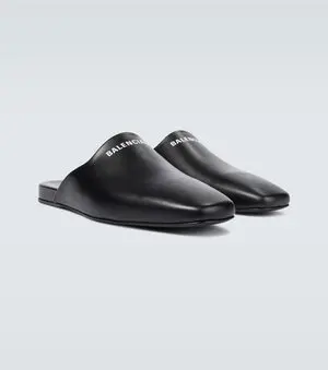 Balenciaga Cosy Leather Mules