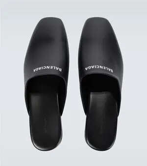Balenciaga Cosy Leather Mules