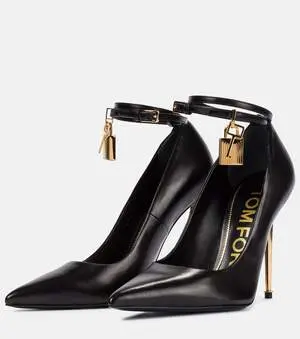 TOM FORD Padlock Leather Pumps