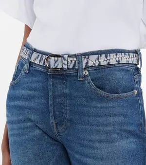 Isabel Marant Zap Tie-dye Suede Belt