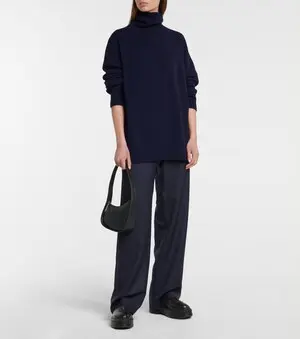 THE ROW Milina Turtleneck Sweater - Blue