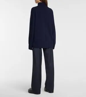 THE ROW Milina Turtleneck Sweater - Blue