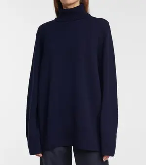 THE ROW Milina Turtleneck Sweater - Blue