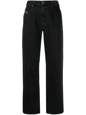 DIESEL® High-waisted Cropped Straight Leg Jeans