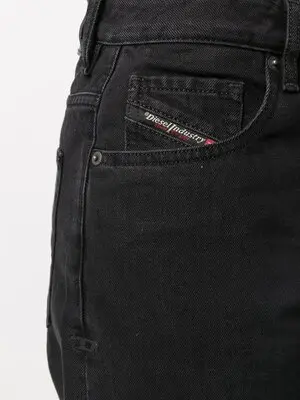 DIESEL® High-waisted Cropped Straight Leg Jeans