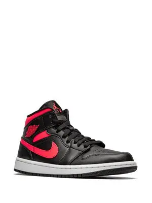 JORDAN Air 1 Mid Sneakers - Black