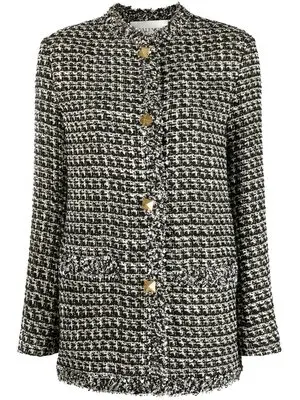 Valentino Garavani Tweed Sequin-embellished Jacket