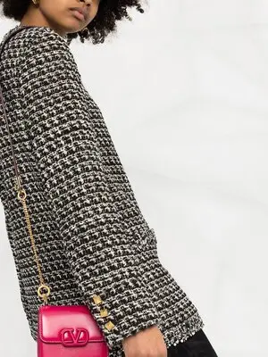 Valentino Garavani Tweed Sequin-embellished Jacket