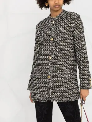 Valentino Garavani Tweed Sequin-embellished Jacket