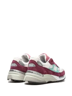 NEW BALANCE X Ronnie Fieg 992 "kithmas Burgundy" Sneakers