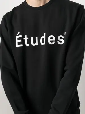 Études Studio Logo Print Organic Cotton Sweatshirt