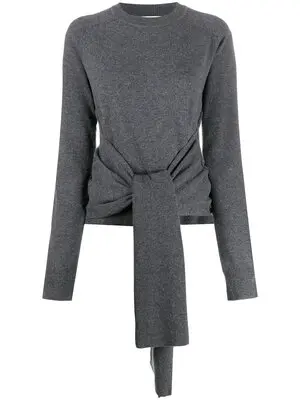 JW Anderson Wait Tie Crewneck Jumper