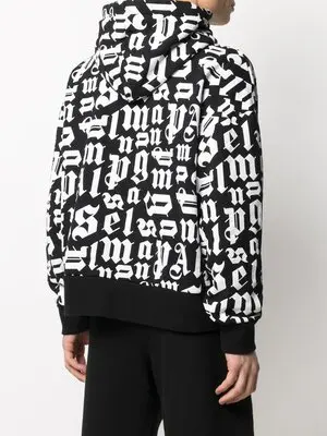 Palm Angels Broken Monogram Hoodie