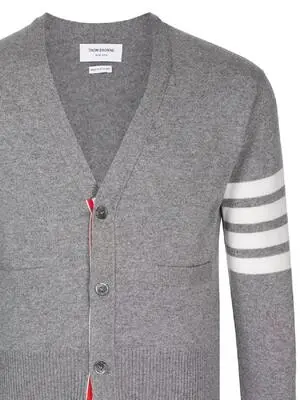 Thom Browne Cashmere Cardigan - Grey