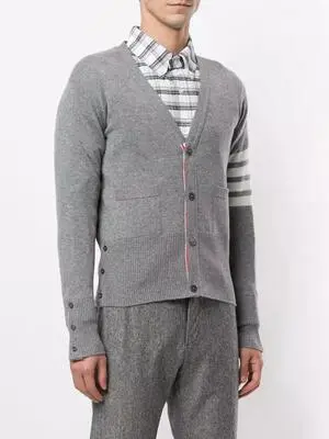 Thom Browne Cashmere Cardigan - Grey