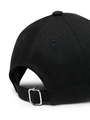 A.p.c. Embroidered Logo Baseball Cap - Black
