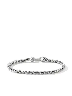 David Yurman Sterling Wheat Chain Bracelet - Silver
