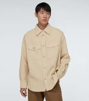 Isabel Marant Fesley Wool-blend Overshirt