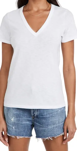 Rag & Bone The Vee Tee - Bright White
