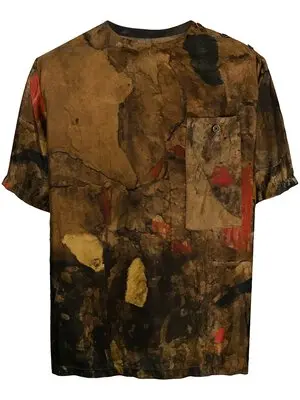 UMA WANG Abstract-print T-shirt