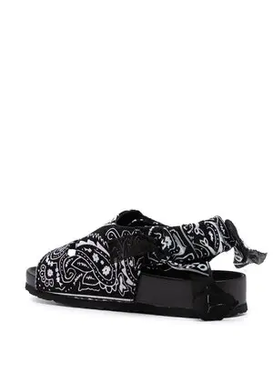 ARIZONA LOVE Apache Bandana Sandals - Black