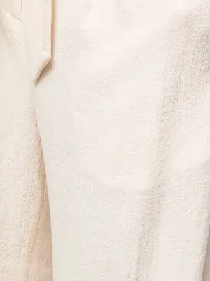 Simkhai Emiko Textured Wide-leg Trousers