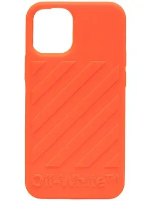 Off-White Diag Iphone 12 Mini Case - Orange