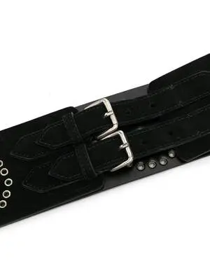 10 CORSO COMO Studded Suede Belt