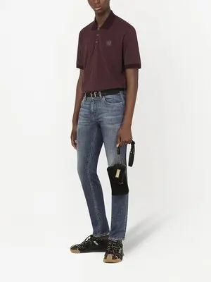 Dolce & Gabbana Dg Patch Polo Shirt