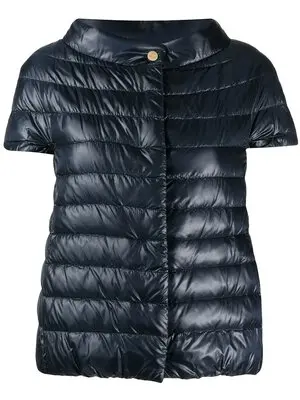 Herno Short-sleeved Down Jacket - Blue