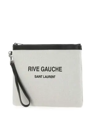 Saint Laurent Logo-print Clutch