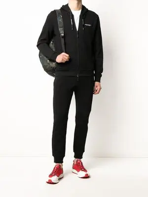 Armani Exchange Logo-print Zip-front Hoodie