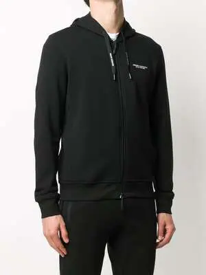 Armani Exchange Logo-print Zip-front Hoodie