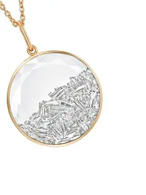 Moritz Glik 18kt Yellow Diamond Shaker Pendant Necklace