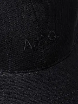 A.p.c. Logo-embroidered Cotton-blend Canvas Baseball Cap