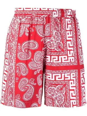 Aries Paisley Print Swim Shorts