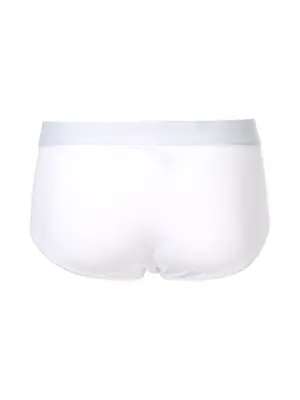 Dolce & Gabbana Elastic Waist Logo Briefs - White