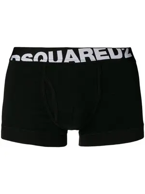 Dsquared2 Logo Waistband Boxers - Black