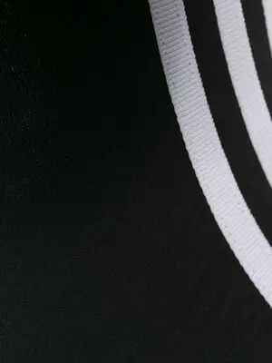 Adidas Striped Open-back Bodysuit