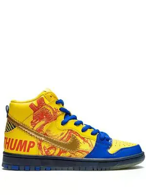 Nike X Doernbecher Sb Dunk High Pro Sneakers - Yellow