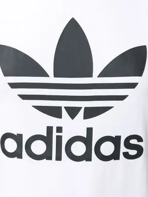 Adidas Trefoil Logo Crewneck T-shirt - White
