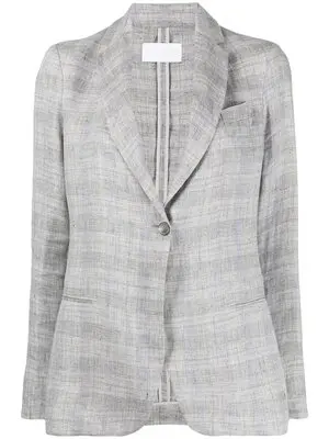 Fabiana Filippi Checked Single-breasted Blazer