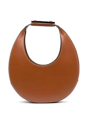 Staud Moon Leather Shoulder Bag