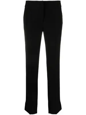 Emporio Armani Cropped Slim-fit Trousers