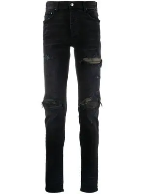 Amiri Black Wash Jeans For Men