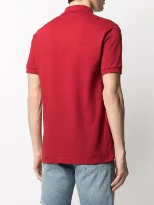 Lacoste Logo Embroidered Polo Shirt - Red