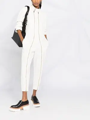 Stella McCartney Double-zip Tapered Jumpsuit