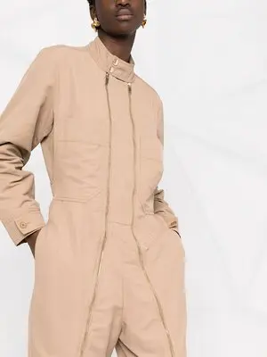 Stella McCartney Double-zip Tapered Jumpsuit